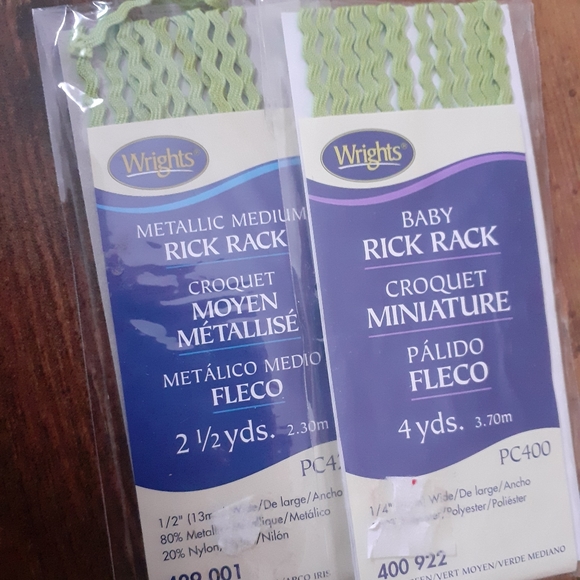 Wrights | Office | Baby Rick Rack Metallic Medium Rick Rack Bundle ...